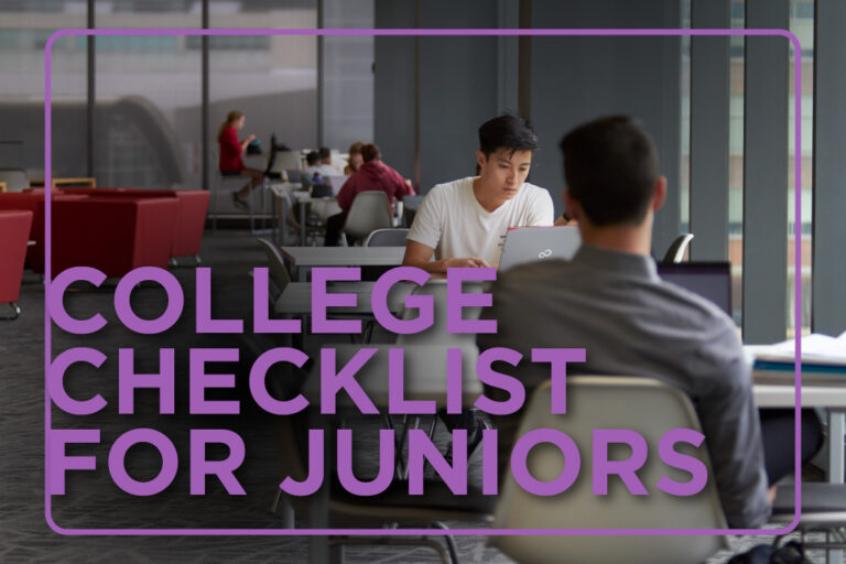 A College Checklist for High School Juniors | University of Health ...
